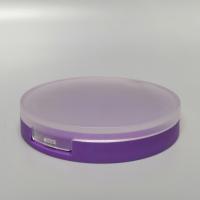 China JL-PC106 Compact Case  Blusher Container Round Single Grids Eye Palette Empty Blush Plastic Eyeshadow Case for sale