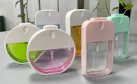 China JL-PA102 20ml fine mist pump spray bottle Square PETG ABS For Travelling for sale