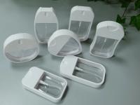 China JL-PA102 20ml fine mist pump spray bottle Square PETG ABS For Travelling for sale