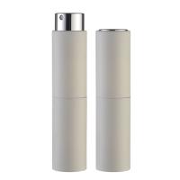 China JL-PA110A Pocket Perfume Refillable Spray Bottle 5ml 8ml Thin Aluminum Glass Pump With Stainless Ball for sale