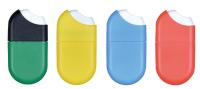 China JL-PA107E 10ml Aluminum Plastic Side Sprayer Perfume Atomizer Credit Card Travelling PP Plastic Fine Mist Sprayer Bottle for sale