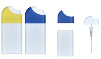 China JL-PA107G Plastic 20ml Empty Perfume Spray Bottles Side Credit Card Travelling Fine Mist Sprayer for sale