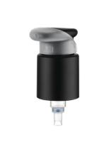 China JL-CC101E Black Matt External Spring Switch Suction Cream Pump22/410 24/410 0.5cc Dispenser Pump for sale