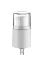 China JL-CC102B Matt Aluminum Cosmetic Cream Pump 0.5CC 0.23CC Spring Outside 20/410 24/410 With Half Cover for sale