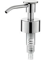 China JL-KW101F 24mm 28mm Brushed SS Screw Dispenser Lotion Pump 1.6CC Bathroom Washing Pump Bathroom Cosmetic Bottle for sale