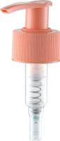 China JL-JS302A Left-right  Lock Up Lotion Pump Smooth, Aluminum, Ribbed Lotion Dispenser Pump for sale