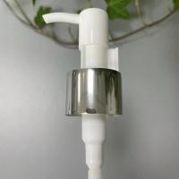 China JL-JK306 Plastic and Aluminum Closure Oil Pump 20/410 24/410 Essential Oil Screw Dispenser Pump with Clip Cap for sale