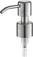 China JL-KW101A 304H Bathroom Lotion Pump Liquid 24/410 28/410 28/4001.2CC 1.6CC Brushed SS Matel Pump Lotion Dispenser Pump for sale