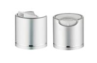 China JL-CP101 Aluminum Silver Gold Disc Top Cap 18 20 24 28 410 415 For Plastic Bottle for sale