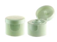 China JL-CP102 Water Spray Ribbed Plastic Detergent disk top cap 18 20 24 410 415 For Liquid Bottle for sale