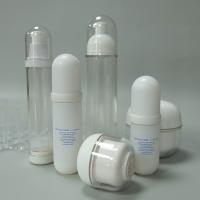 China JL-AB123 Screw Sealing ODM AS White Airless Pump Bottles 0.5 Oz 1 Oz 1.7 Oz Single Wall for sale