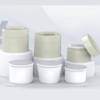 China JL-JR834A Round PP Refill Replaceable Plastic Jar For Cream for sale