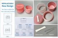 China JL-JR834B Sustainable Refill Replaceable Pp Cream Jar 100ml 150ml 200ml for sale