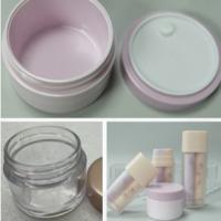 China JL-JR36 Recyclable Thick PET Cream Jar 15g 30g 50g Leak Resistant for sale