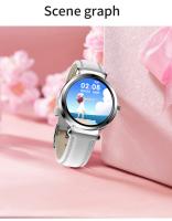 China Customized 300mAh Fitness Large Round Smartwatch IOS For Women for sale