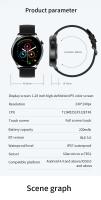 China L18 Sport Round Shape Smartwatch 1.28 