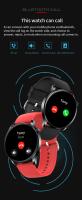 China Round Custom Android 1.28 Inch Smart Watch BT Calling Real Blood Oxygen for sale