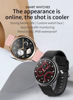 China L13 Round Health Monitoring Smartwatch BT Call Wireless Charging Water Resistant Wrist Watch for sale