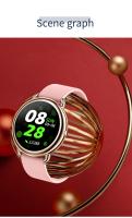 China NFC Voice Assistant Health Monitoring Smartwatch BT Calling Ip68 Waterproof for sale
