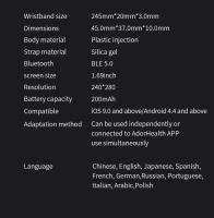 China 1.69 Inch Color Screen Touch Smartwatch Call Series 7 for sale