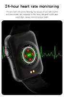 China 1.6 Inch HD Full Display Smartwatch With Oxygen Sensor ECG Blood Pressure IP67 Waterproof Heart Rate for sale