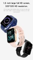 China Series 7 1.6 Inch Fitness Sense Smartwatch Tracker For W7 for sale