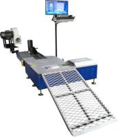 China 2-Wheel Motorcycle Chassis Dynamometer 300kg Axle Load 220km/h Single Roller for sale