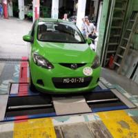 China 3.0kw Car Roller Quaternity Vehicle Testing Line with Sideslip and Brake Tester Testing for sale