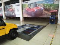 China CTGT-3-3C Roller Trinity Vehicle Test Line with 3000kg Axle Load and Double Plate Sideslip Tester for sale