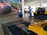 China CTGT-3-3C Roller Trinity Vehicle Test Line with 3000kg Axle Load and Double Plate Sideslip Tester for sale