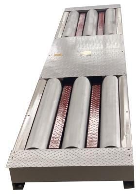China CTZG Pneumatic Free Roller 190mm x 1100mm for Vehicle Inspection Equipment with 220V Power Supply for sale