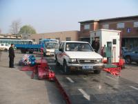 China CTYJ-10 Mobile Vehicle Safety Test Line 10000kg Load Capacity 6000mm Wheelbase for sale