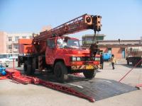 China CTYJ-10 Mobile Vehicle Safety Test Line 10000kg Load Capacity 6000mm Wheelbase for sale
