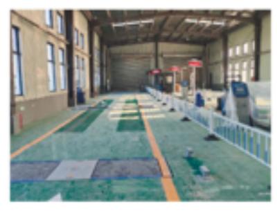 China Heavy-Duty Vehicle Performance Testing Station Layout with Automated Test Line System and Network Architecture for sale