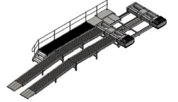 China CTDCG-15 Auto Car Three Axis Six Roller Vehicle Chassis Dynamometer - 15000kg Capacity, 350kW Power Testing for sale
