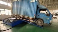 China CTDCG-15 Auto Car Three Axis Six Roller Vehicle Chassis Dynamometer - 15000kg Capacity, 350kW Power Testing for sale