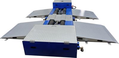 China CTZD-9500M 15T Portable Roller Brake Tester Bench with 1200mm Roller Length and 45KN Test Range for sale