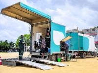 China Mobile Vehicle Inspection Facility for Trucks and Cars - 15T Axle Load Capacity with 380V Power Supply for sale