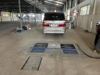 China 4-in-1 Vehicle Test Line Combo Roller System with 3000kg Axle Load and 9000N Brake Testing Capacity for sale