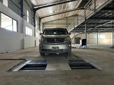 China 4-in-1 Vehicle Test Line Combo Roller System with 3000kg Axle Load and 9000N Brake Testing Capacity for sale