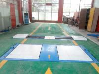 China Cartesykj 10T Roller Brake Tester with Side Slip Test Platform - 10,000 kg Axle Load Capacity for sale
