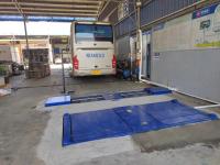 China Cartesykj 10T Roller Brake Tester with Side Slip Test Platform - 10,000 kg Axle Load Capacity for sale