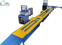 China 2-Wheeled Motorcycle Centralized Testing Line with Brake Force, Axle Load, Speedometer and Wheel Alignment Functions for sale
