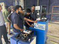 China CTGT3-5C 5-in-1 Vehicle Testing Line with 4000kg Axle Load and 3KW Motor for Automotive Inspection for sale
