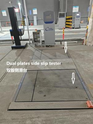 China CTCH-3 Vehicle Dual Side Slip Tester with 3-Ton Load Capacity and 0.04mm Synchronous Error for Automotive Safety Testing for sale