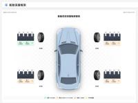 China Drive-over Tire Tread Depth Scanner CTLTT-3 0.01mm Accuracy 4000kg Axle Load for sale