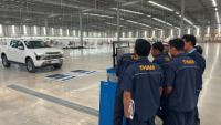 China CTGT-3-3C Roller Trinity Vehicle Test Line with 3000kg Axle Load and 3KW Motor Brake Tester for sale