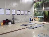 China 220V Ultra Flat Plate Brake Test Line 3000kg Axle Load for Cars Sideslip Test for sale