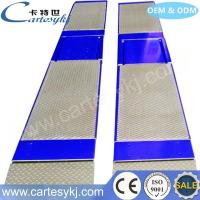 China 220V Ultra Flat Plate Brake Test Line 3000kg Axle Load for Cars Sideslip Test for sale