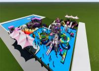 China Water Slide Interactive Family Water Park Equipment Candy Style For Teenager for sale